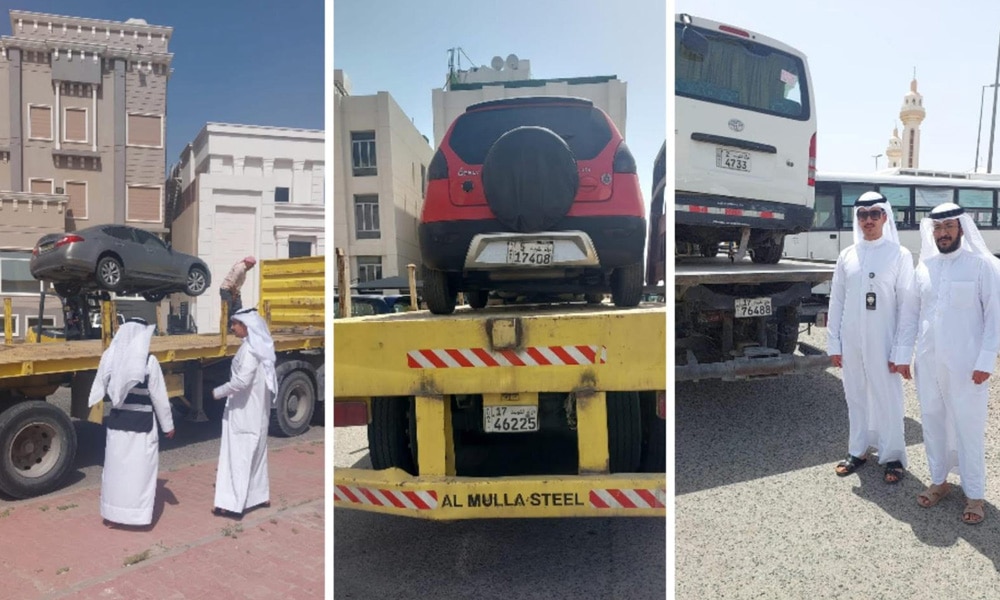 البلدية: رفع 21 سيارة مهمله وسكراب ووضع 134 ملصقا لسيارات وقوارب مهملة ...